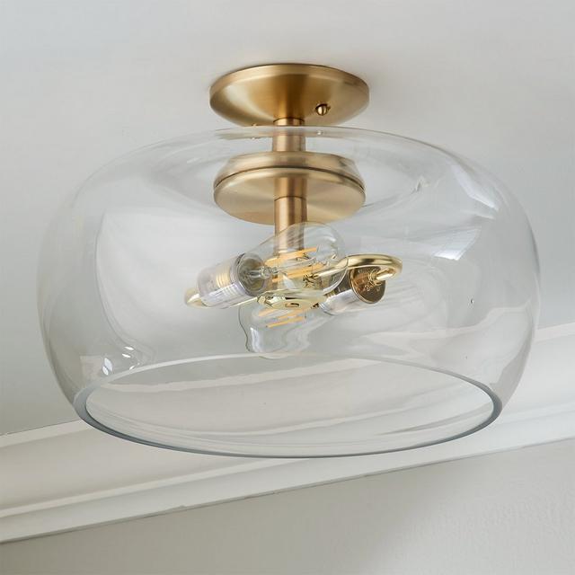 Clearly Cool Semi-Flush Ceiling Light | Shades of Light