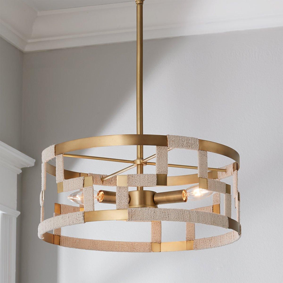 Threaded Grid Convertible Ceiling Light | Shades of Light