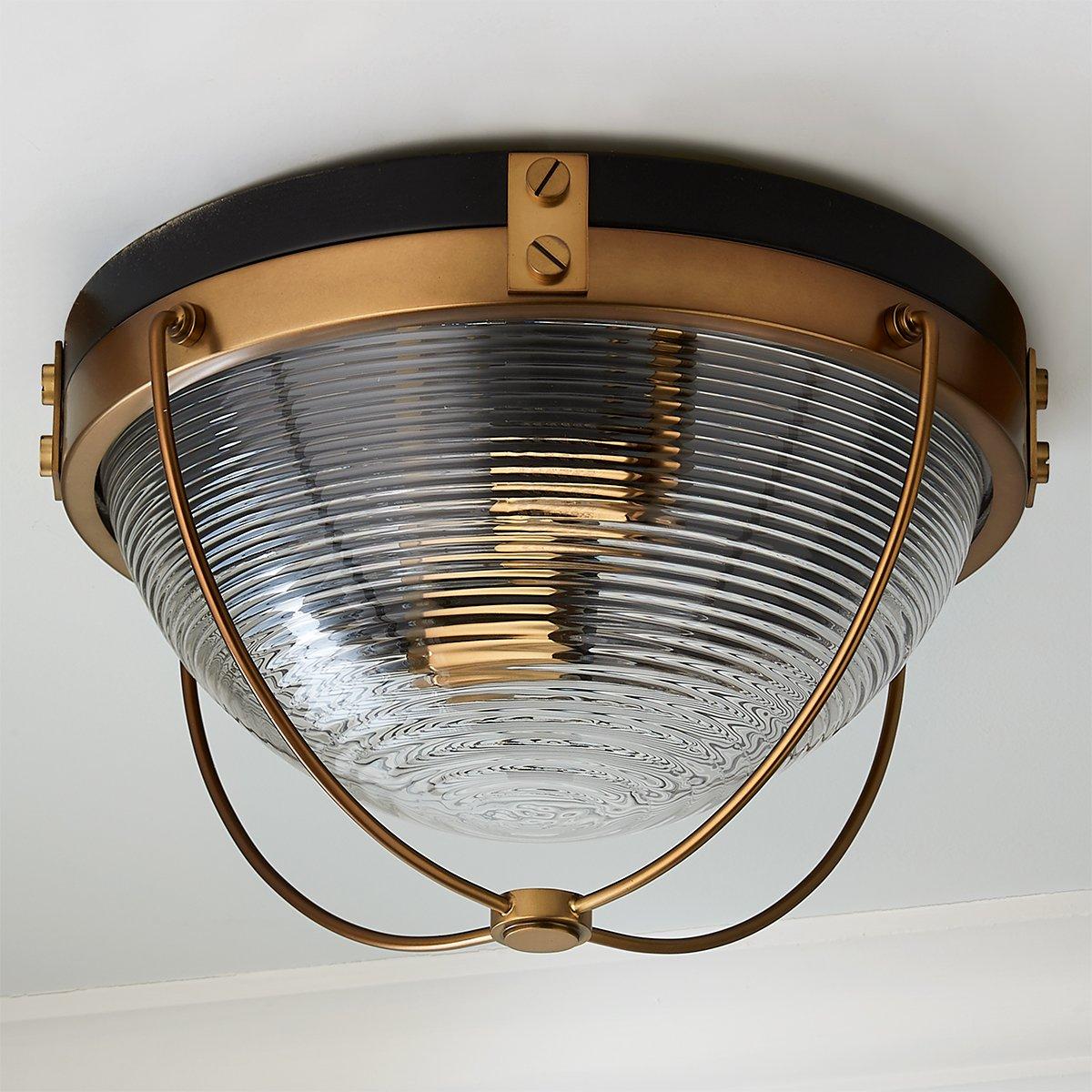 Seafarer Ribbed Glass Ceiling Light | Shades of Light