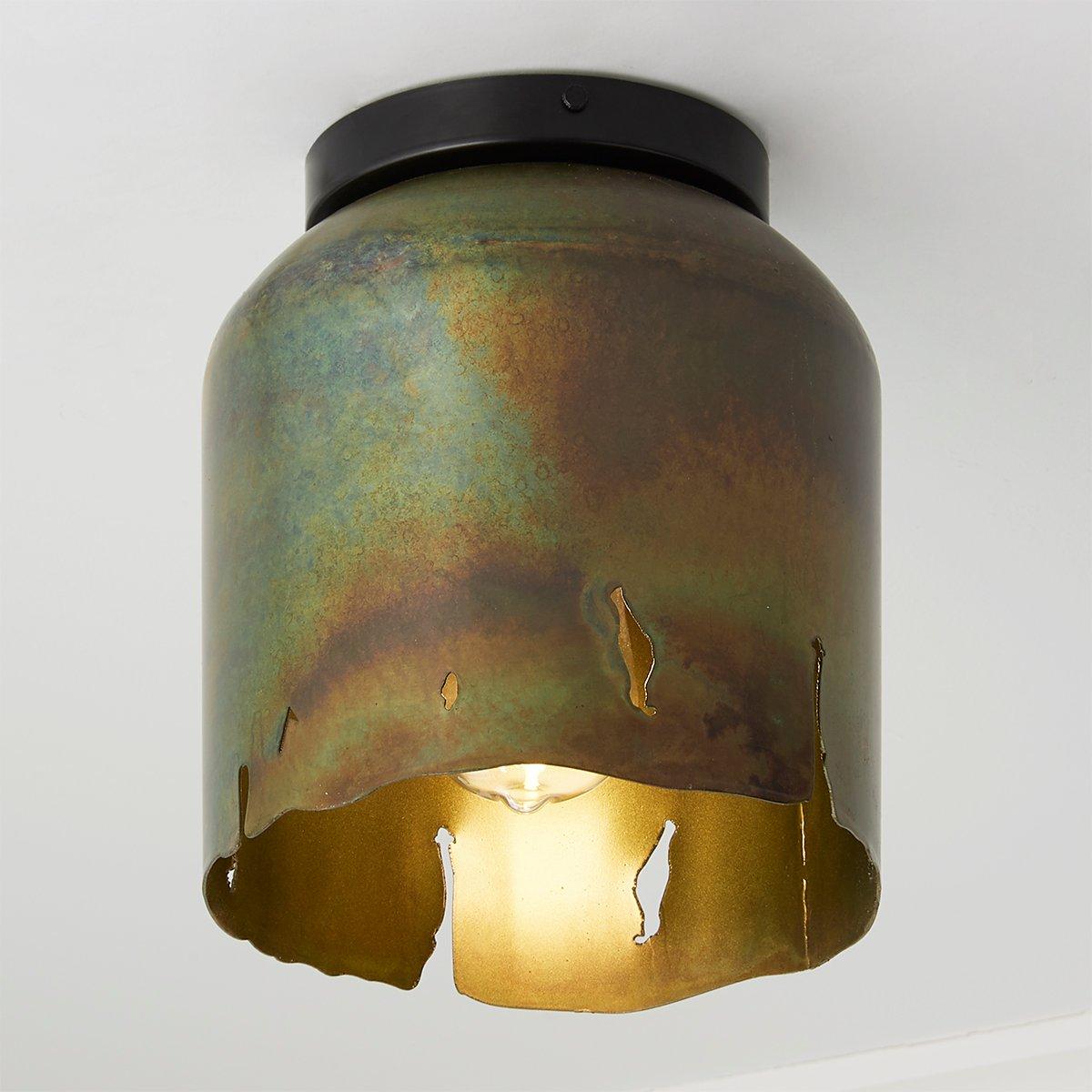Vintage Verdigris Ceiling Light | Shades of Light