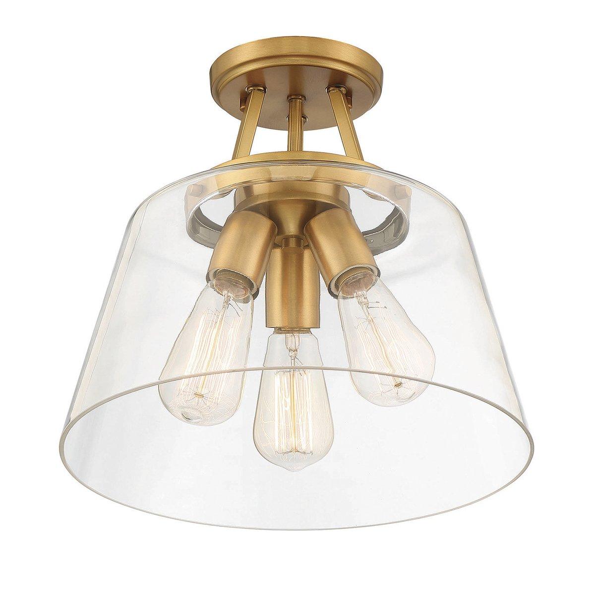 T Bar Taper Semi-Flush Ceiling Light | Shades of Light