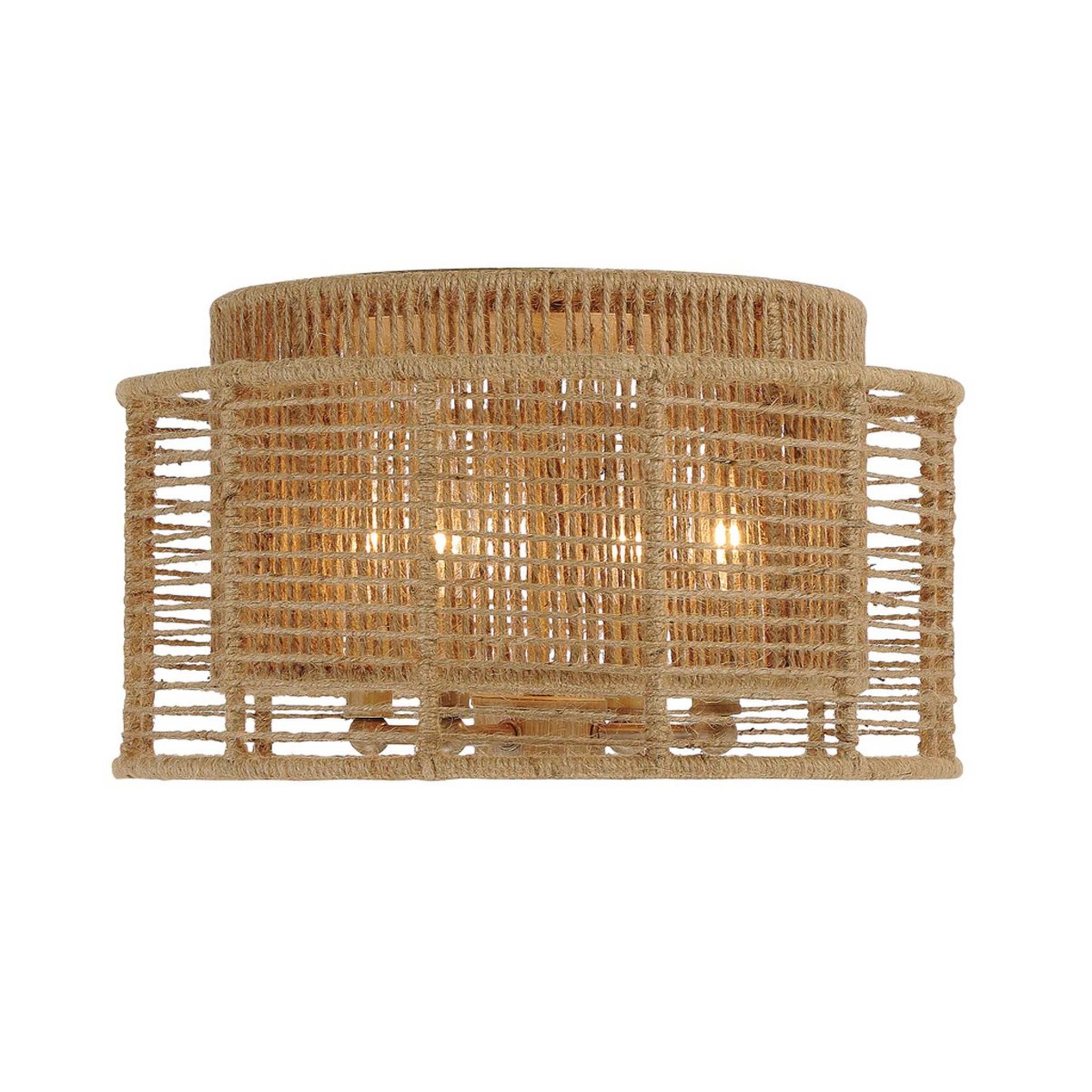 Jute Veil Ceiling Light | Shades of Light