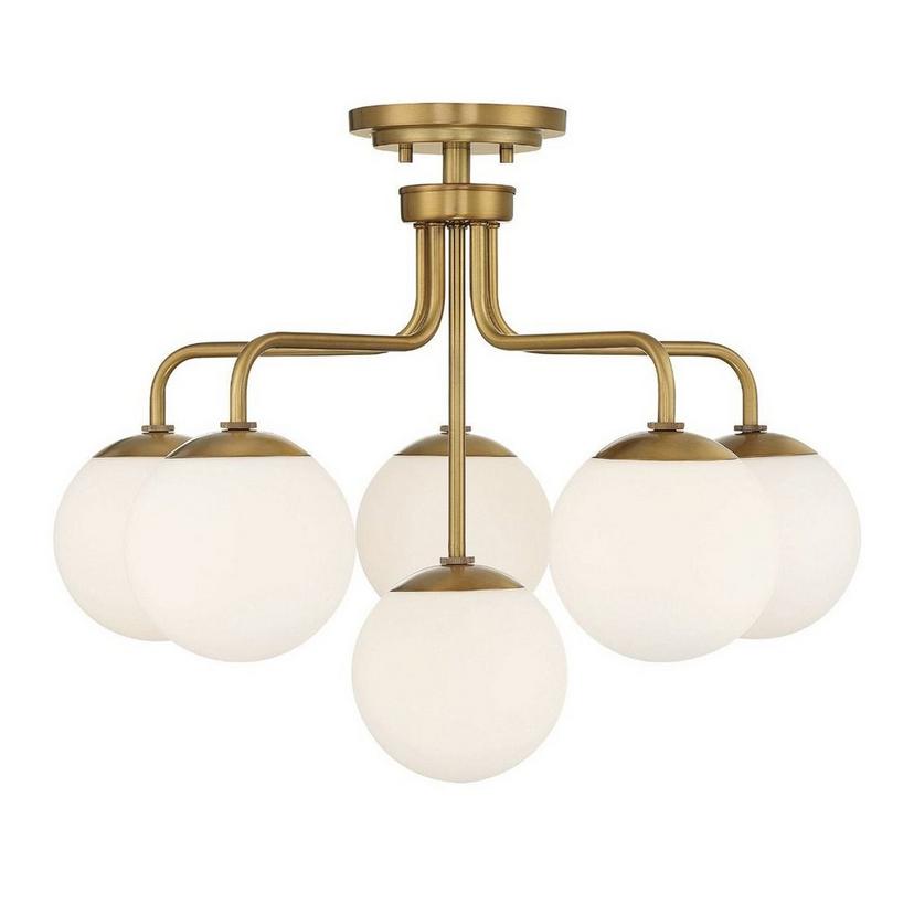 Asymmetrical Lola Semi-Flush Ceiling Light | Shades of Light