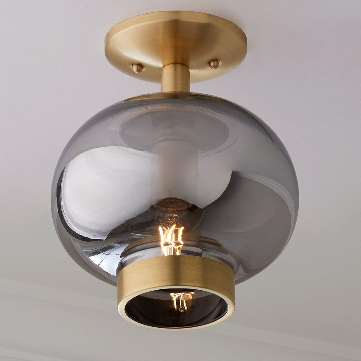 Mirrored Bulb Ceiling Light