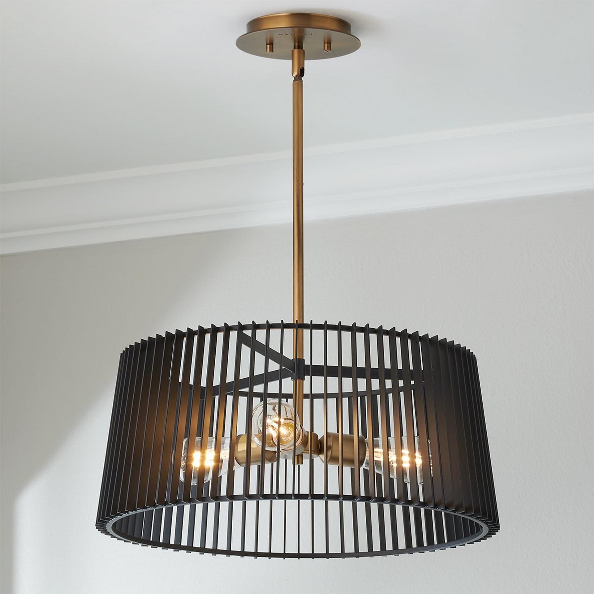 Concertina Convertible Semi-Flush Ceiling Light | Shades of Light