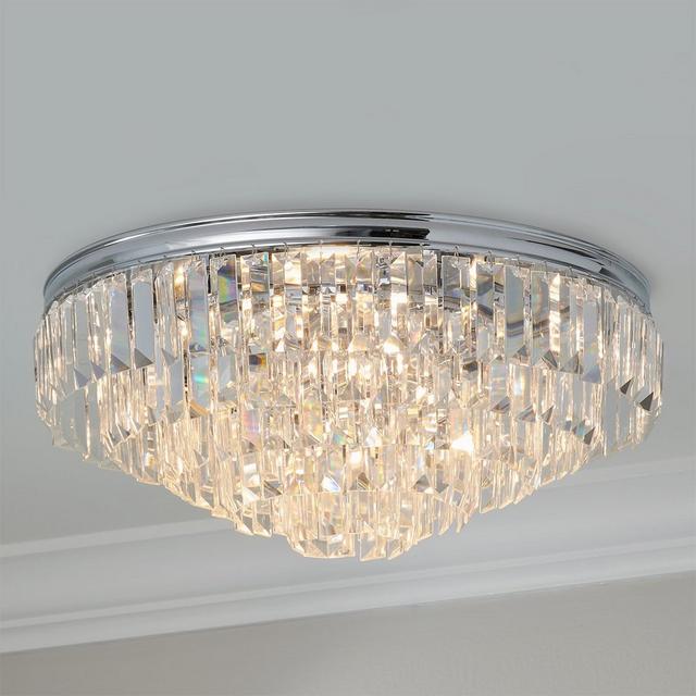 Faceted Glass Layered Ceiling Light | Shades of Light