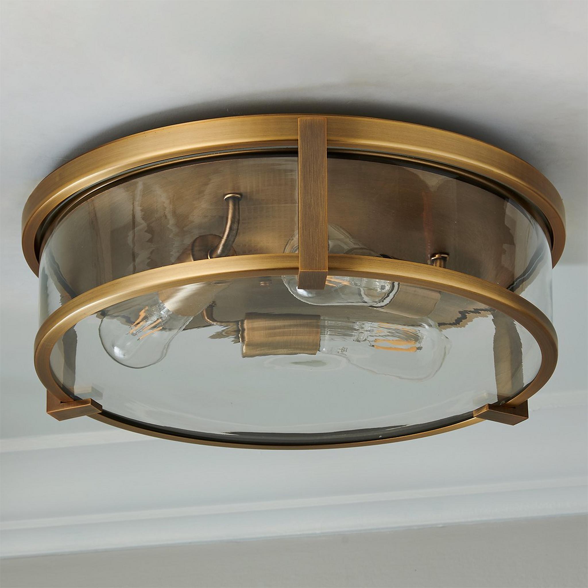 Lenora Clear Glass Ceiling Light | Shades of Light