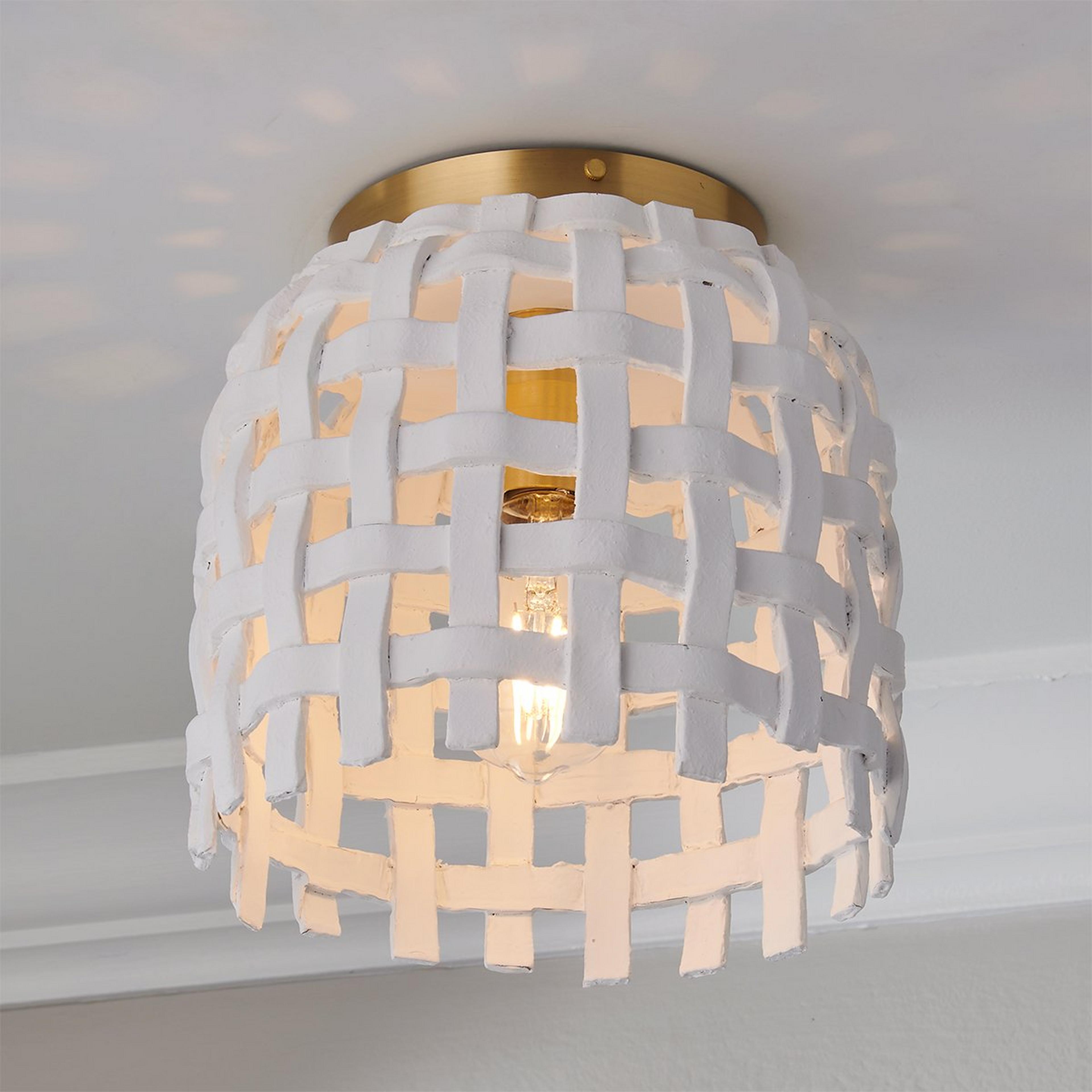 Splint Weave Ceiling Light | Shades of Light