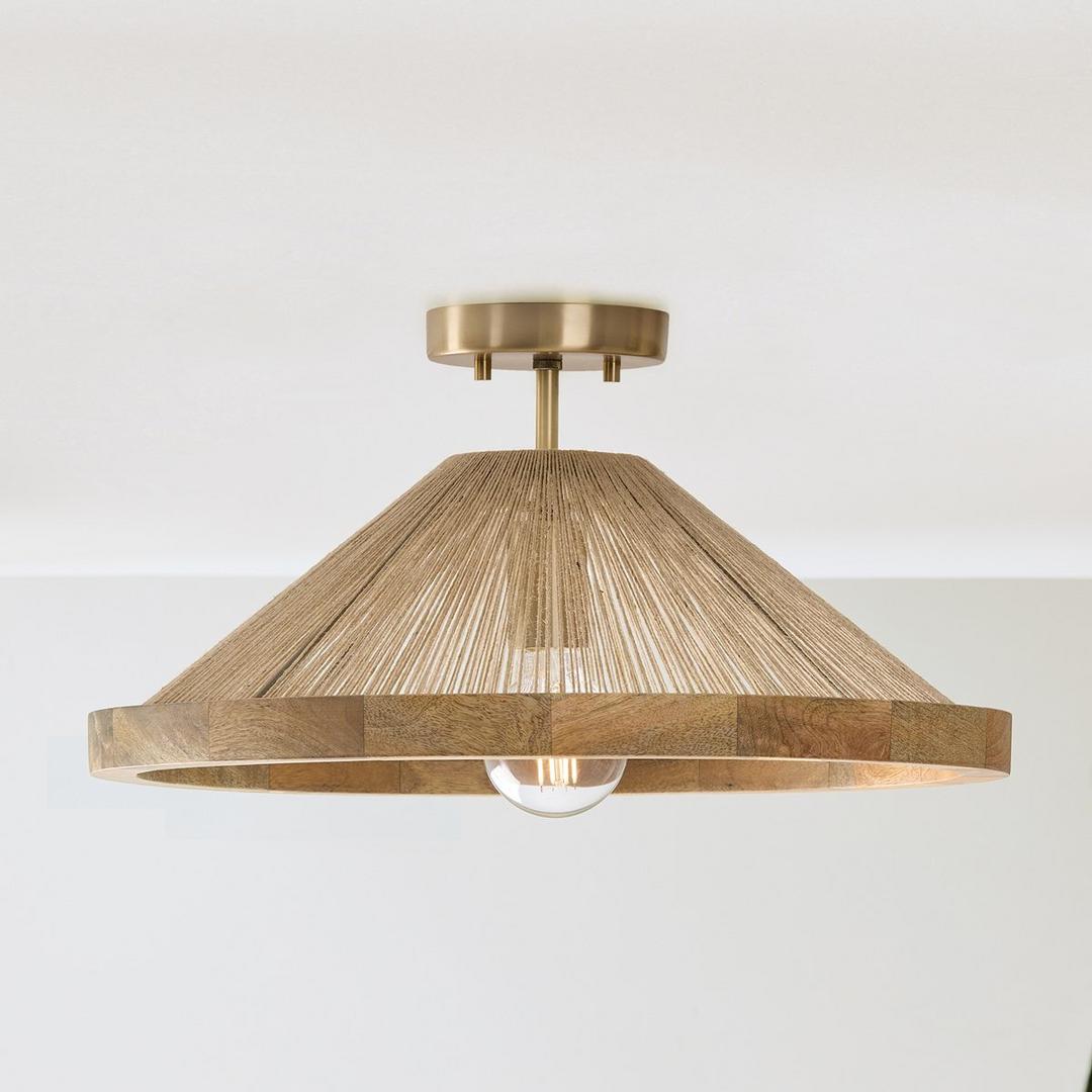 Calyce Open Convertible Semi-Flush Ceiling Light | Shades of Light