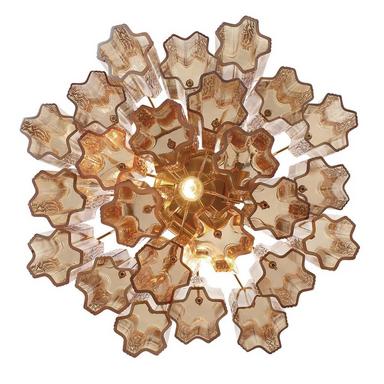 Imondo Semi-Flush Ceiling Light - Amber | Shades of Light