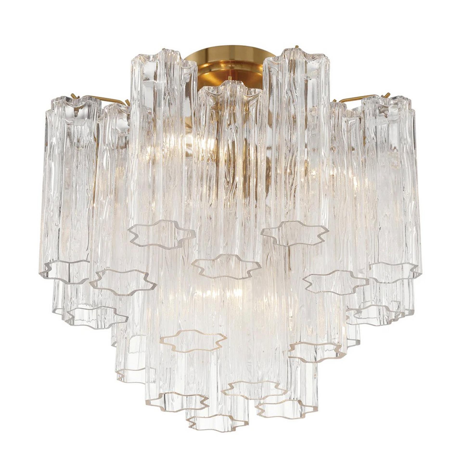 Imondo Semi-Flush Ceiling Light - Clear | Shades of Light