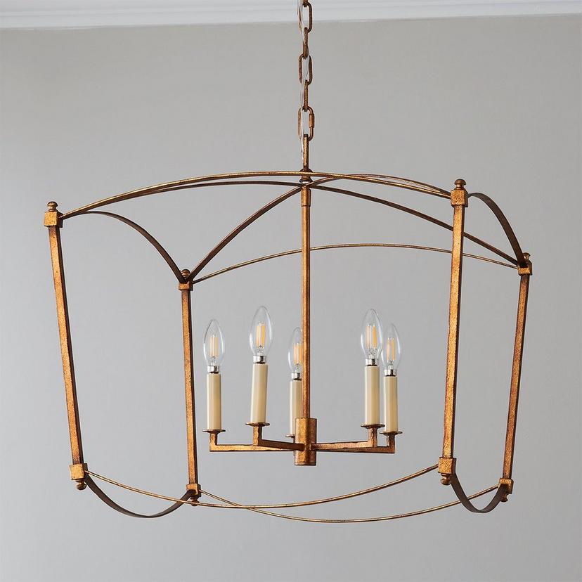 Traditional Beaux Square Lantern - 5 Light | Shades of Light