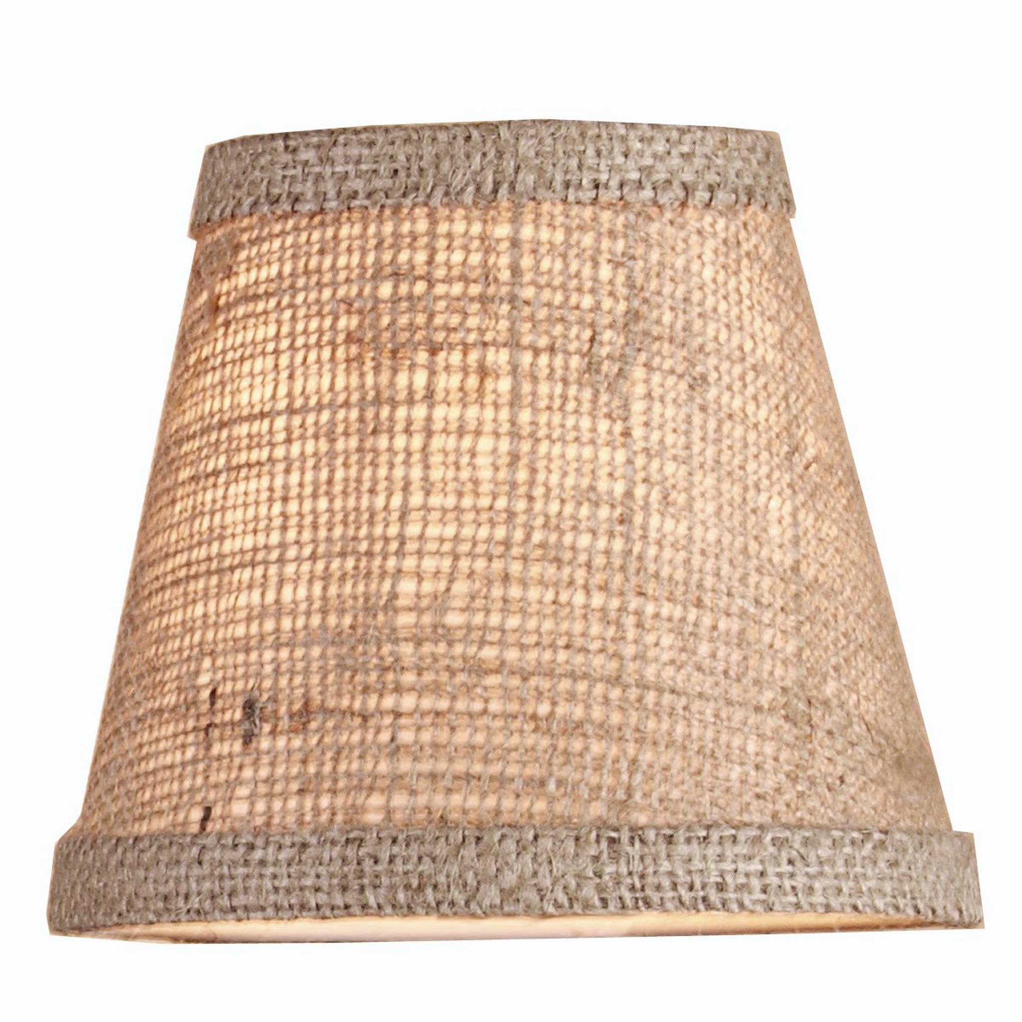 5" Burlap Empire Chandelier Shade | Shades of Light