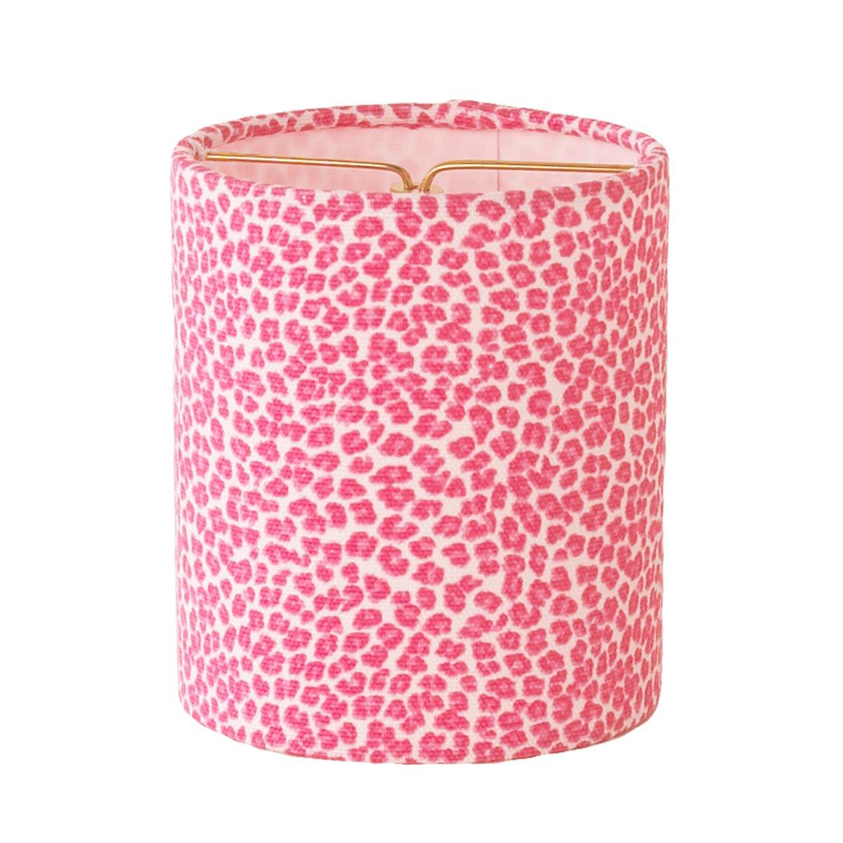 4" Pink Leopard Chandelier Shade | Shades of Light