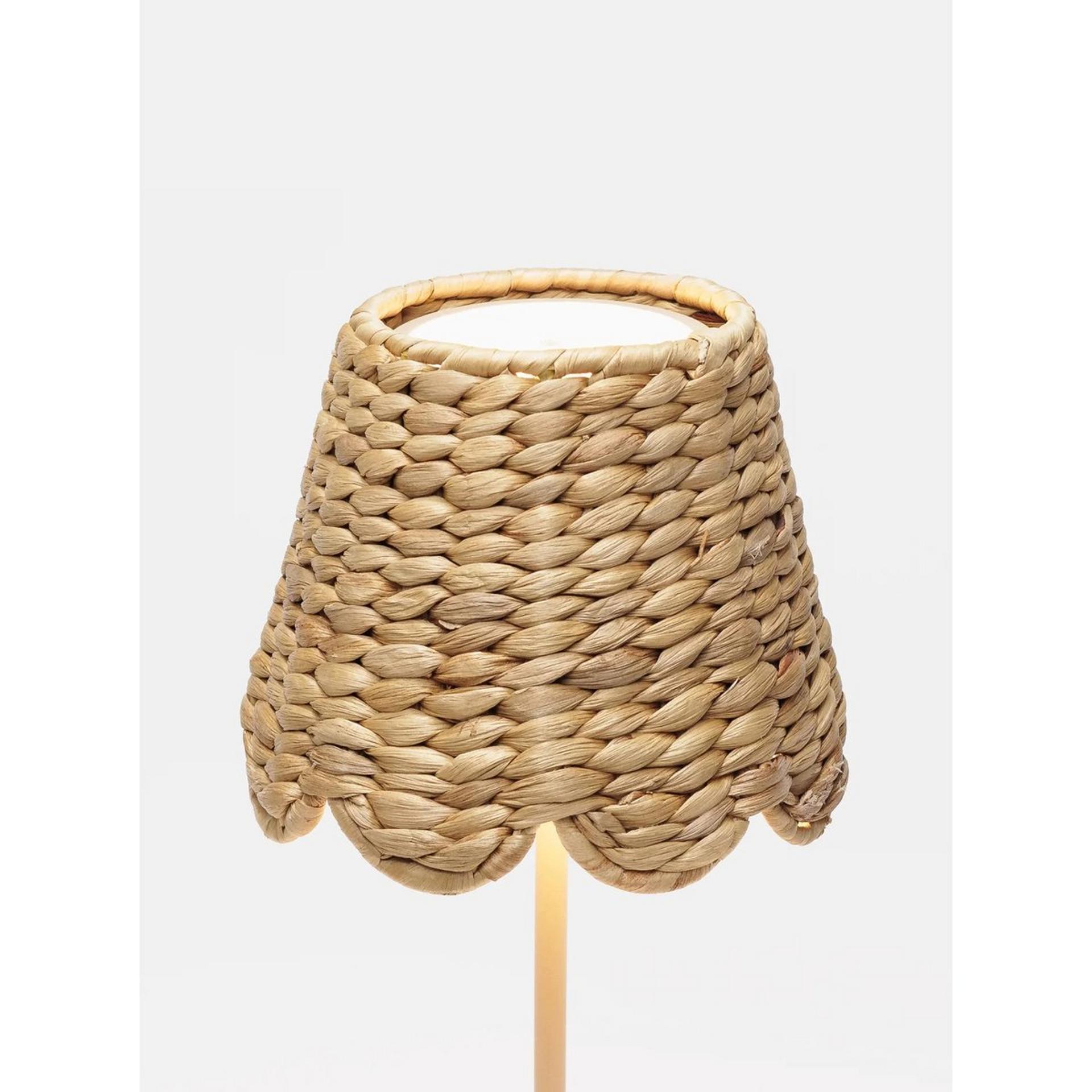 Lucy Cordless Table Lamp Shade - Water Hyacinth - Scalloped | Shades of ...