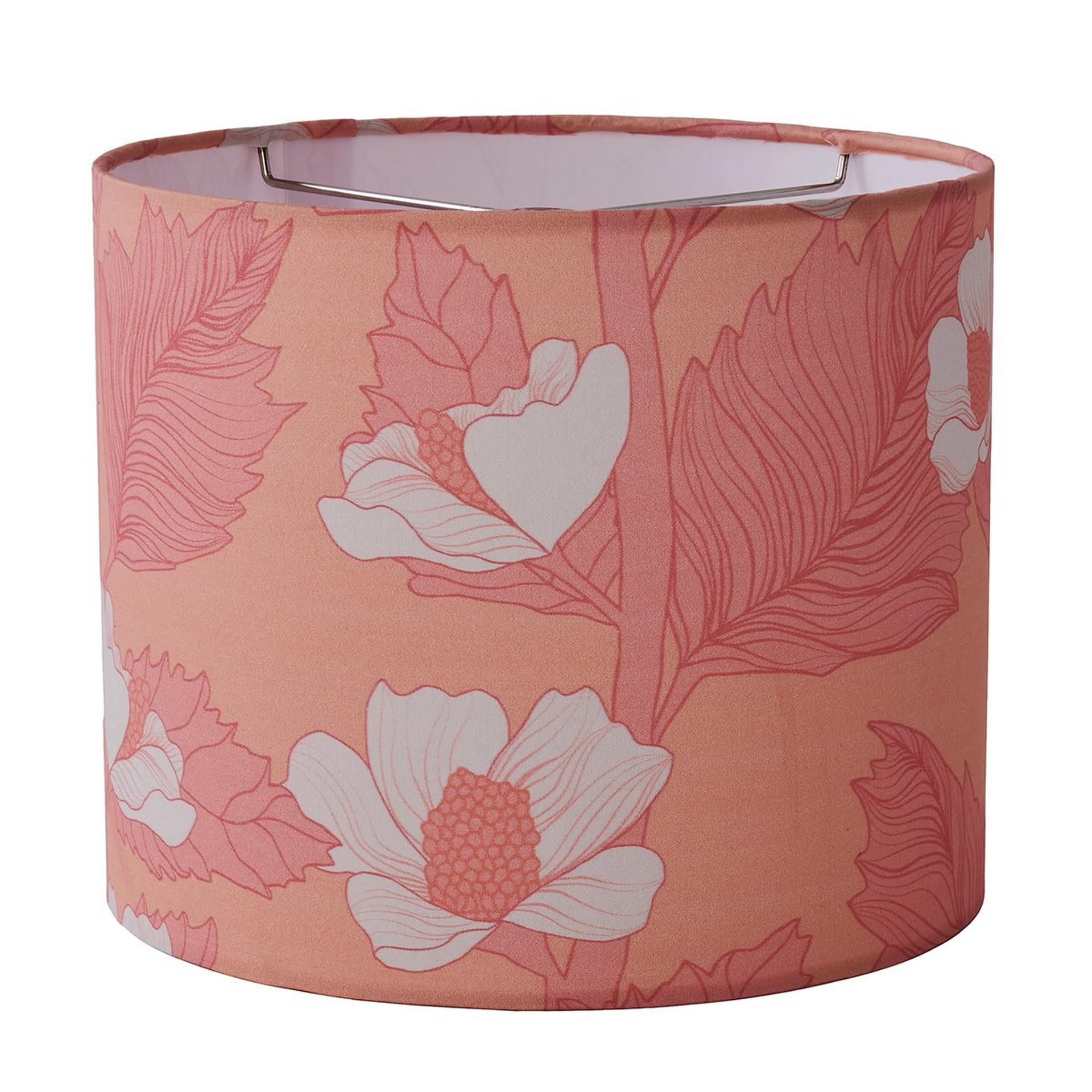 12" Peach Blossom Rolled Edge Shade | Shades of Light