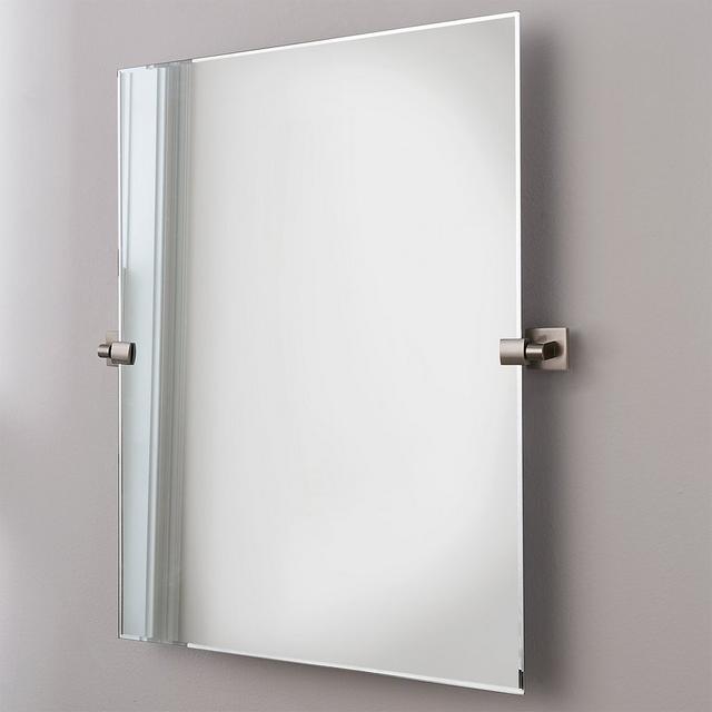 Sleek Minimalist Frameless Mirror - Rectangle | Shades of Light