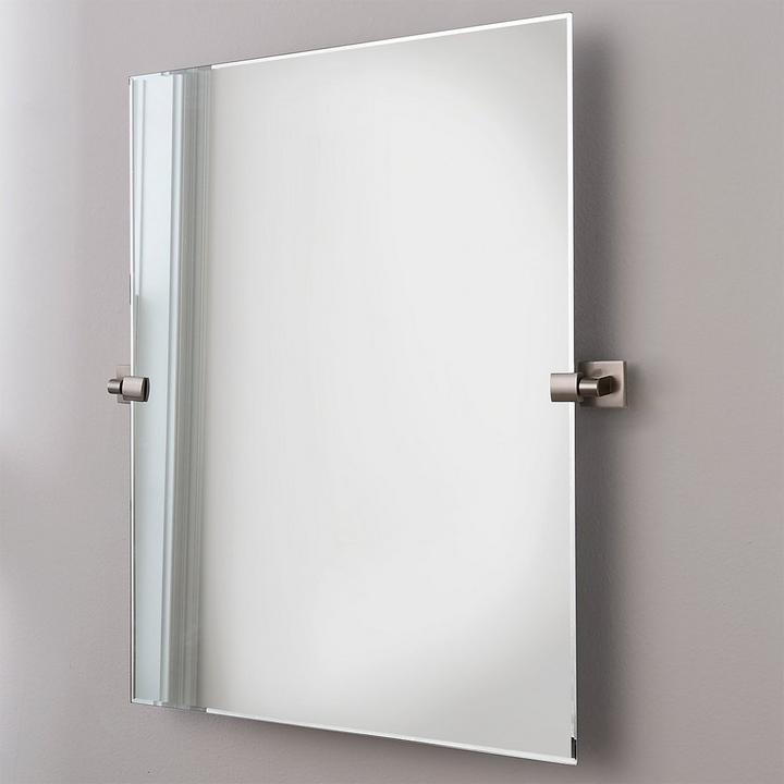 Sleek Minimalist Frameless Mirror - Rectangle | Shades of Light