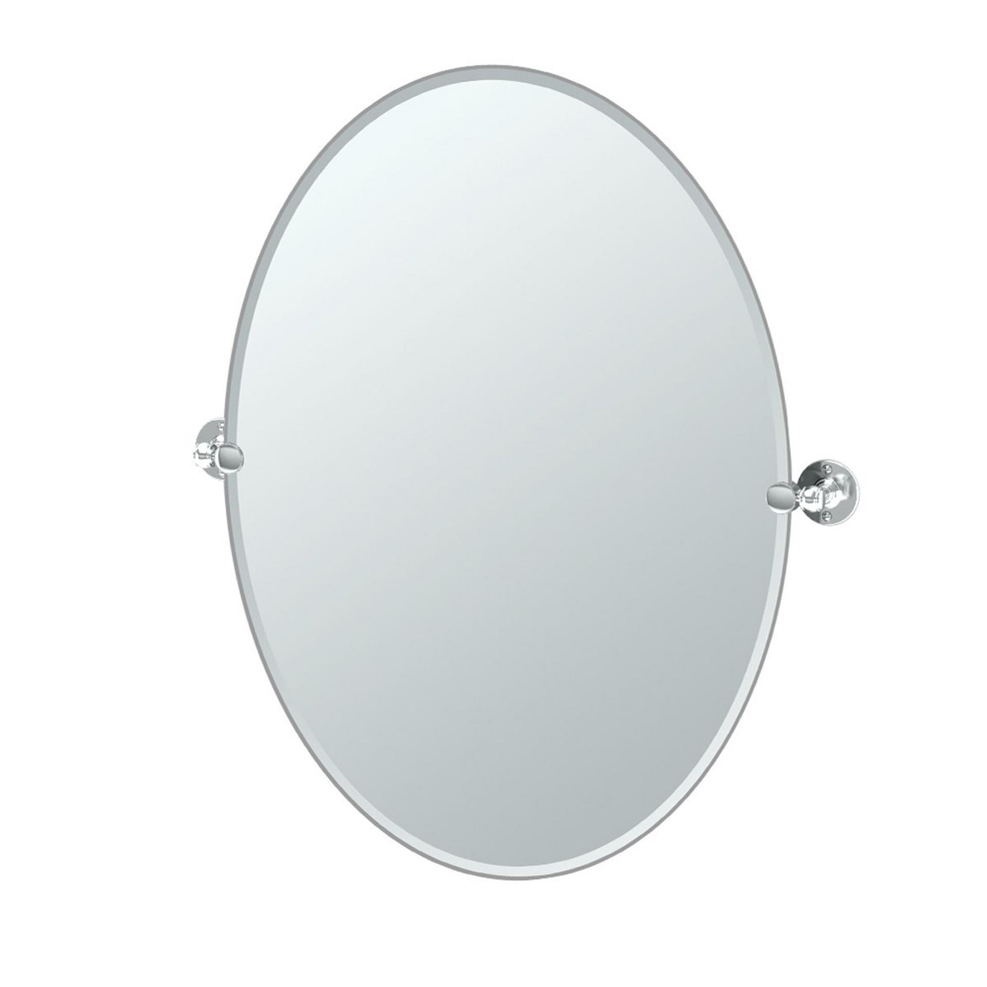 Classic Vintage Frameless Mirror - Oval | Shades of Light