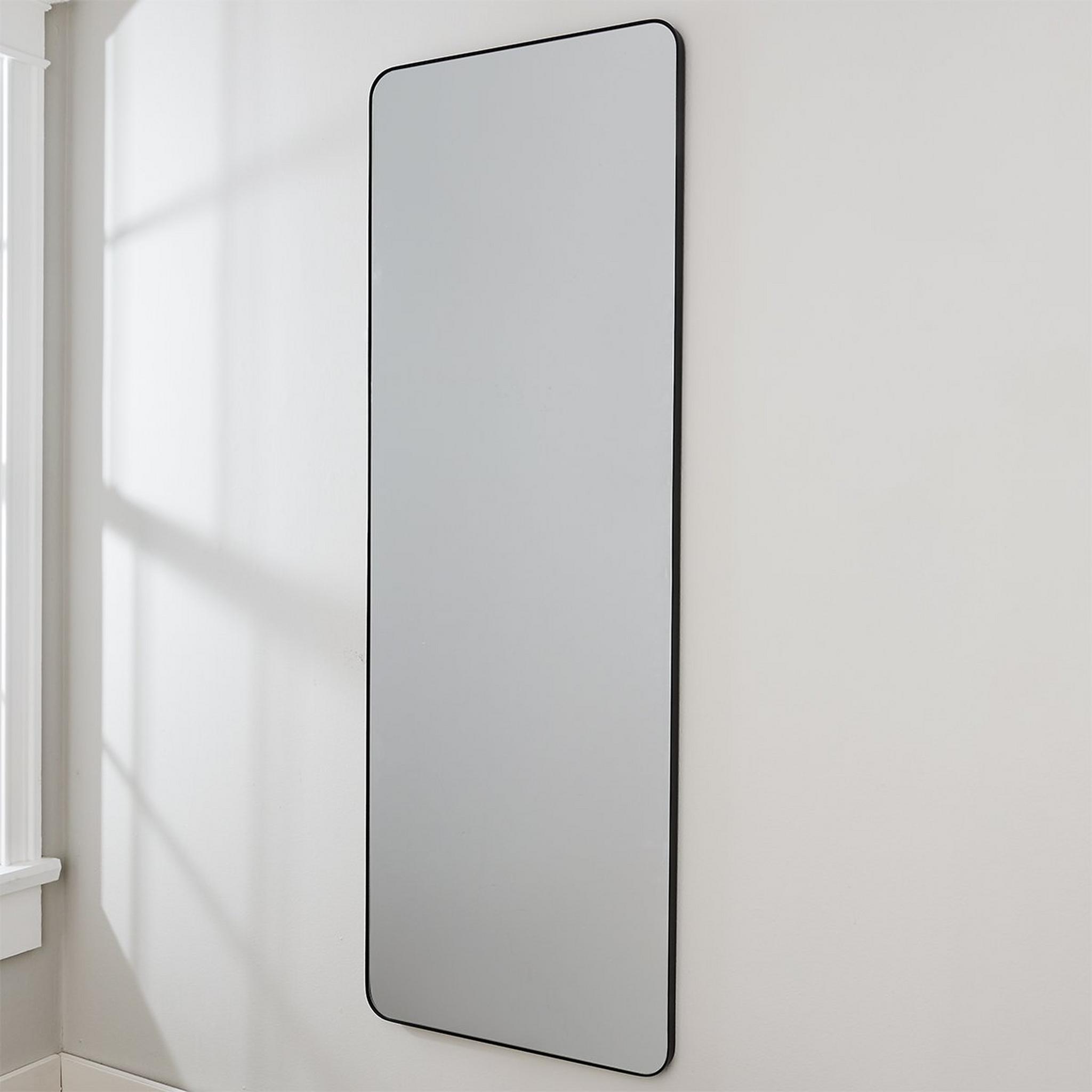 Refreshingly Rectangular Lean Mirror | Shades of Light