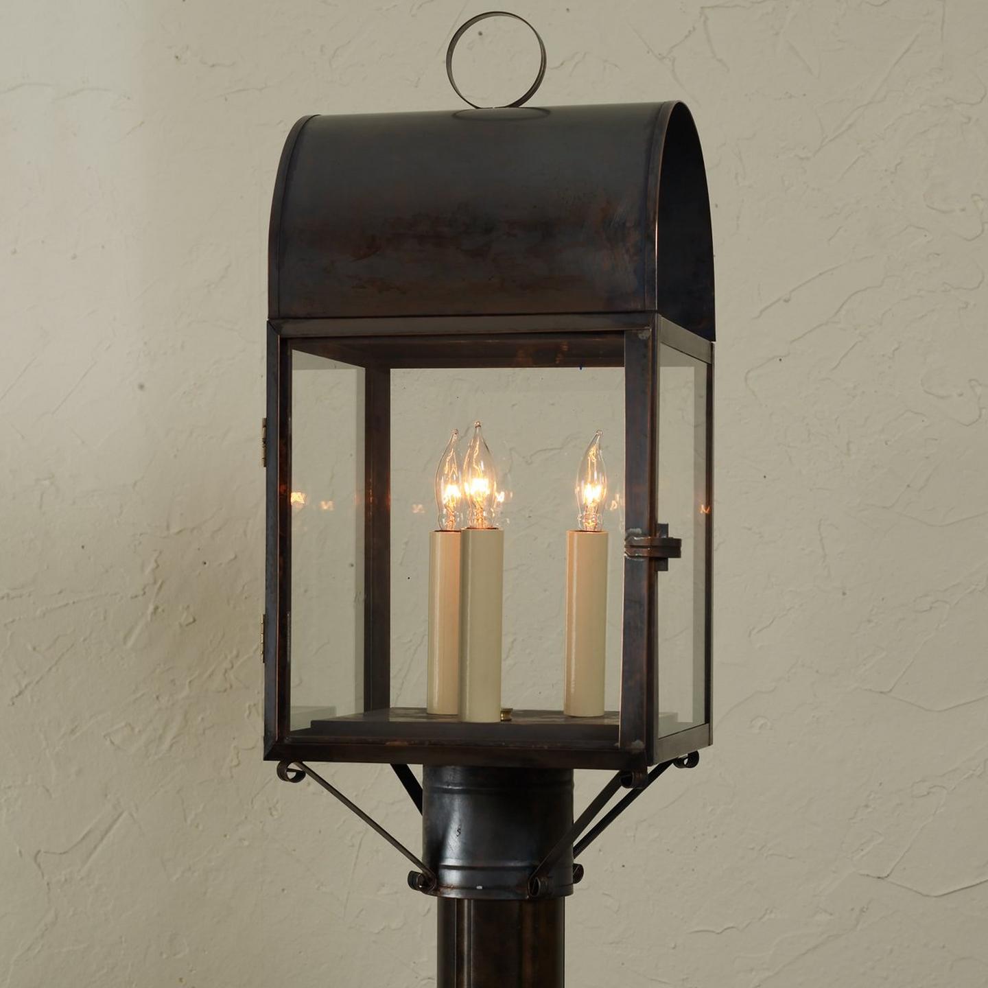 Colonial Metalcrafts Arched Outdoor Post Light | Shades of Light