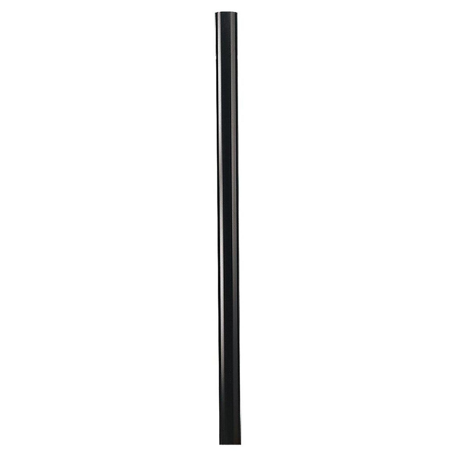 Plain Black Steel Outdoor Post | Shades of Light