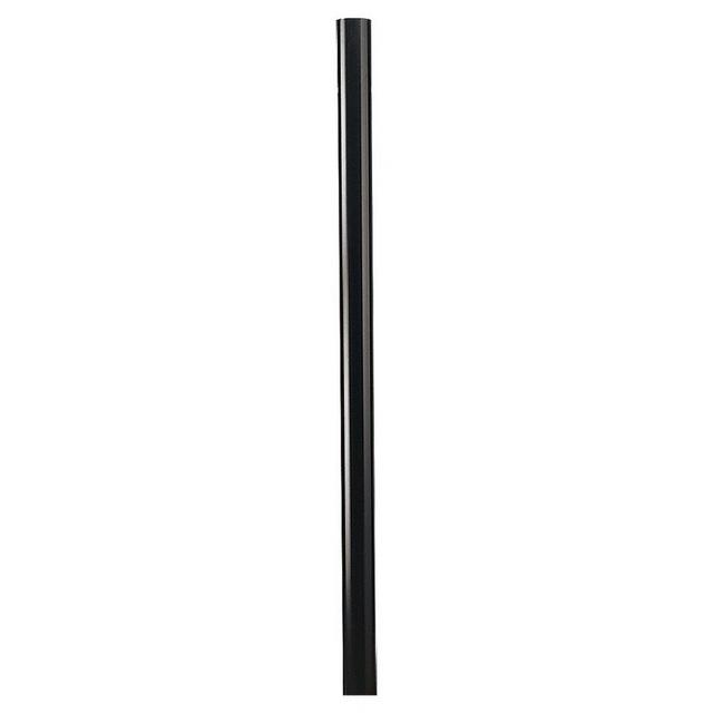 Plain Black Steel Outdoor Post | Shades of Light
