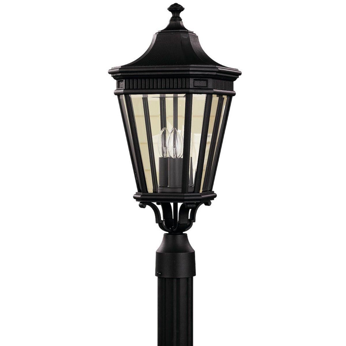 Fluted Trim Outdoor Post Light | Shades of Light