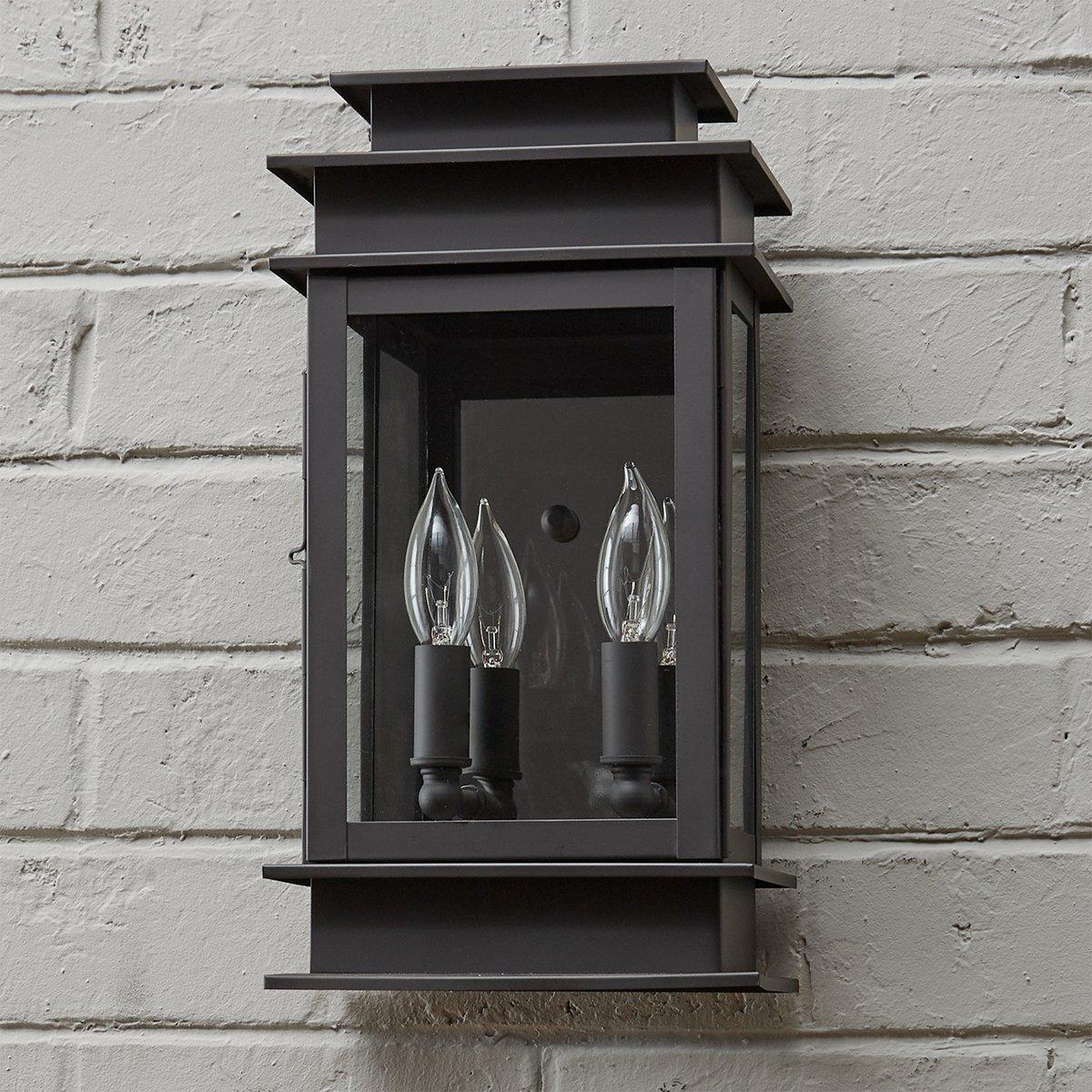 Rectangular Step Outdoor Sconce - Medium | Shades of Light