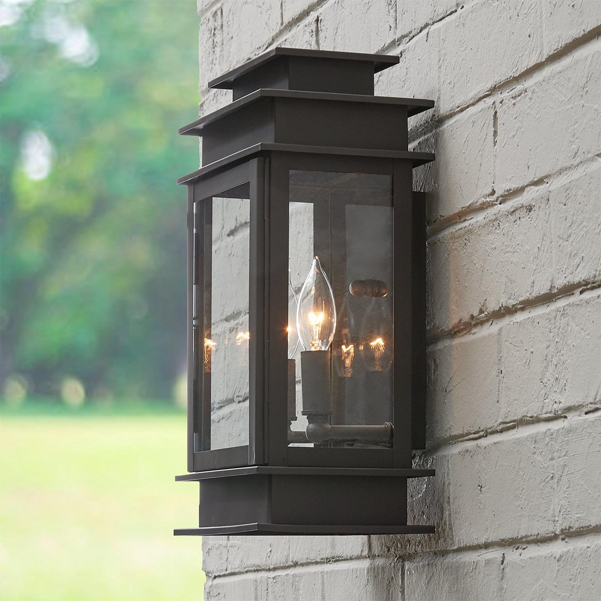 Rectangular Step Outdoor Sconce - Medium | Shades of Light