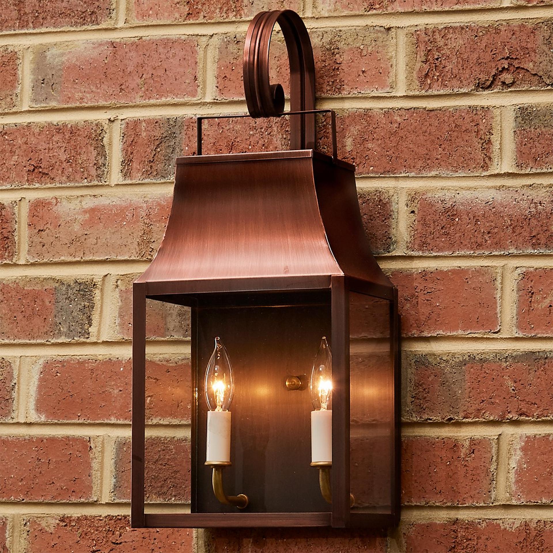 Colonial Metalcrafts Capital Outdoor Sconce - Large | Shades of Light