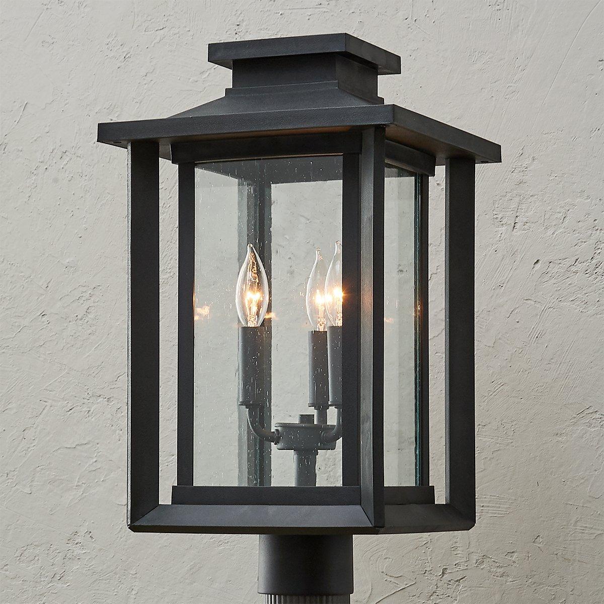 Double Frame Outdoor Post Light | Shades of Light