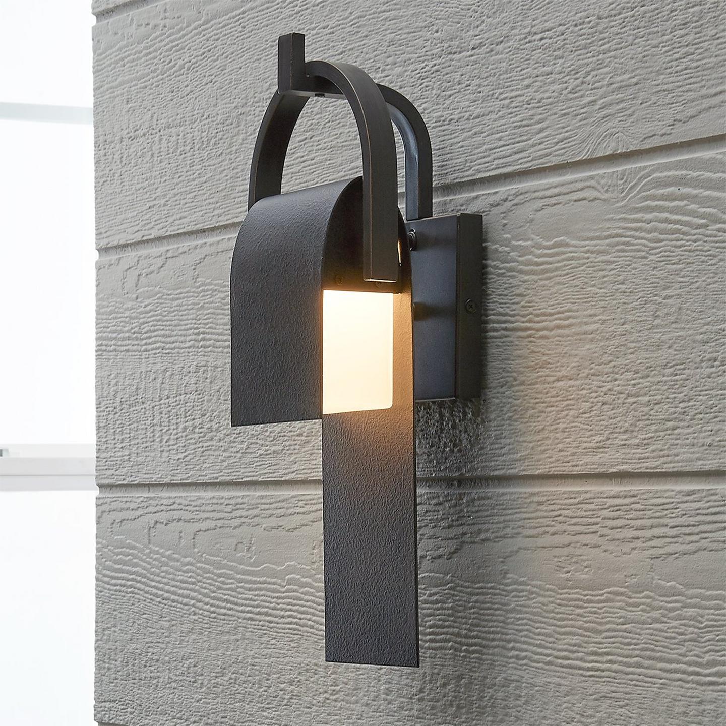 Bent Pocket Outdoor Sconce - 17" | Shades of Light