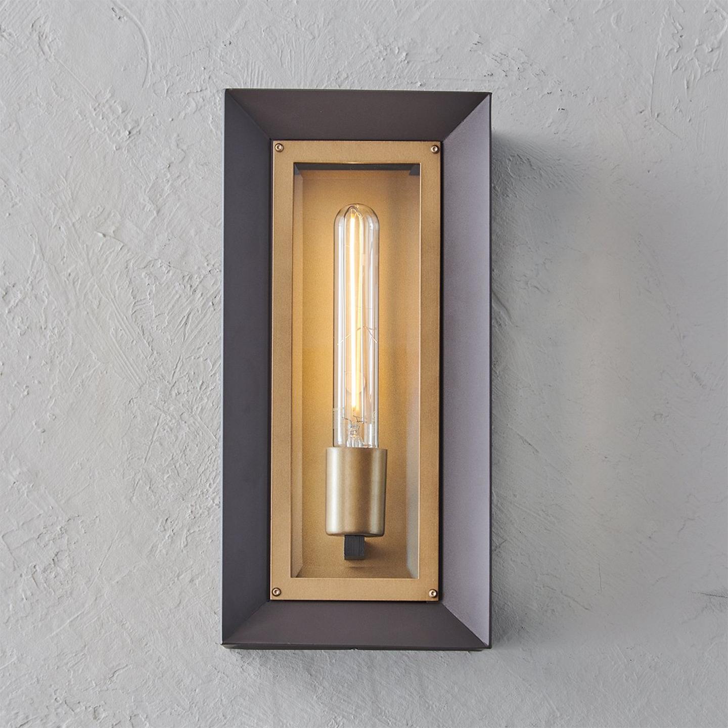Inverted Rectangle Outdoor Sconce - Small | Shades of Light