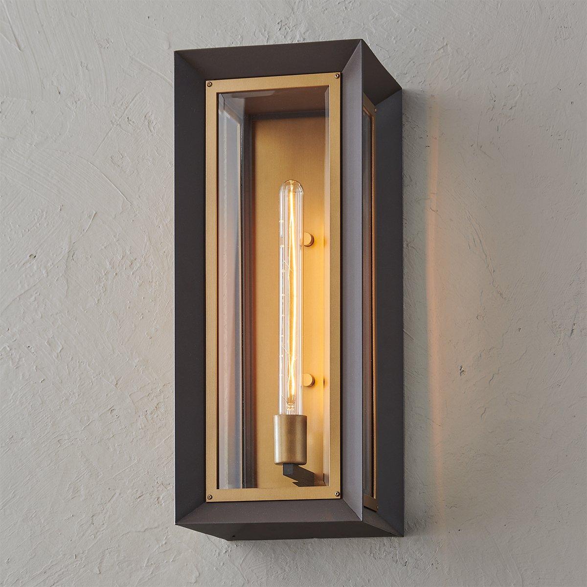 Inverted Rectangle Outdoor Sconce - Large | Shades of Light