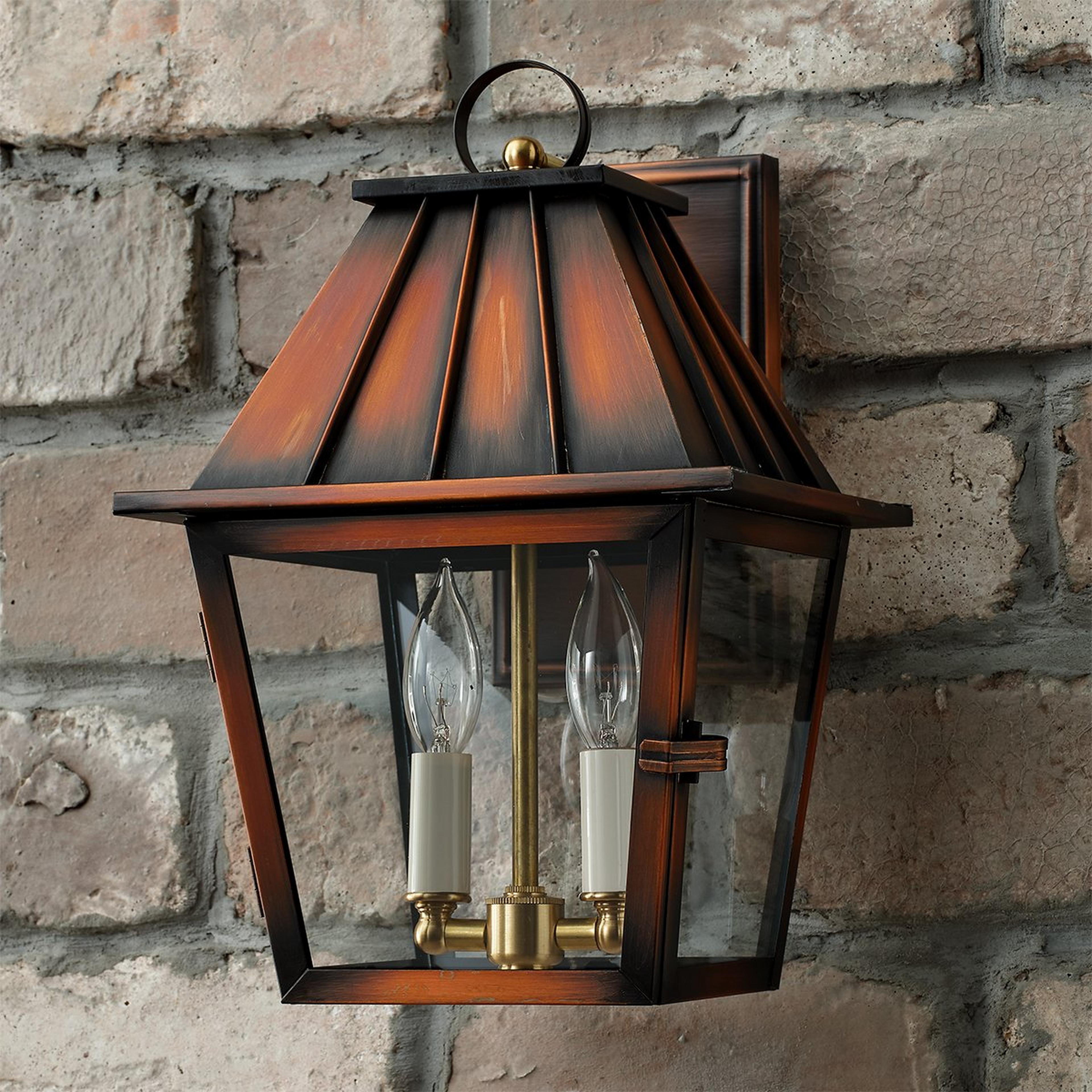 Colonial Metalcrafts Mansard Outdoor Carriage Light - Small | Shades of ...