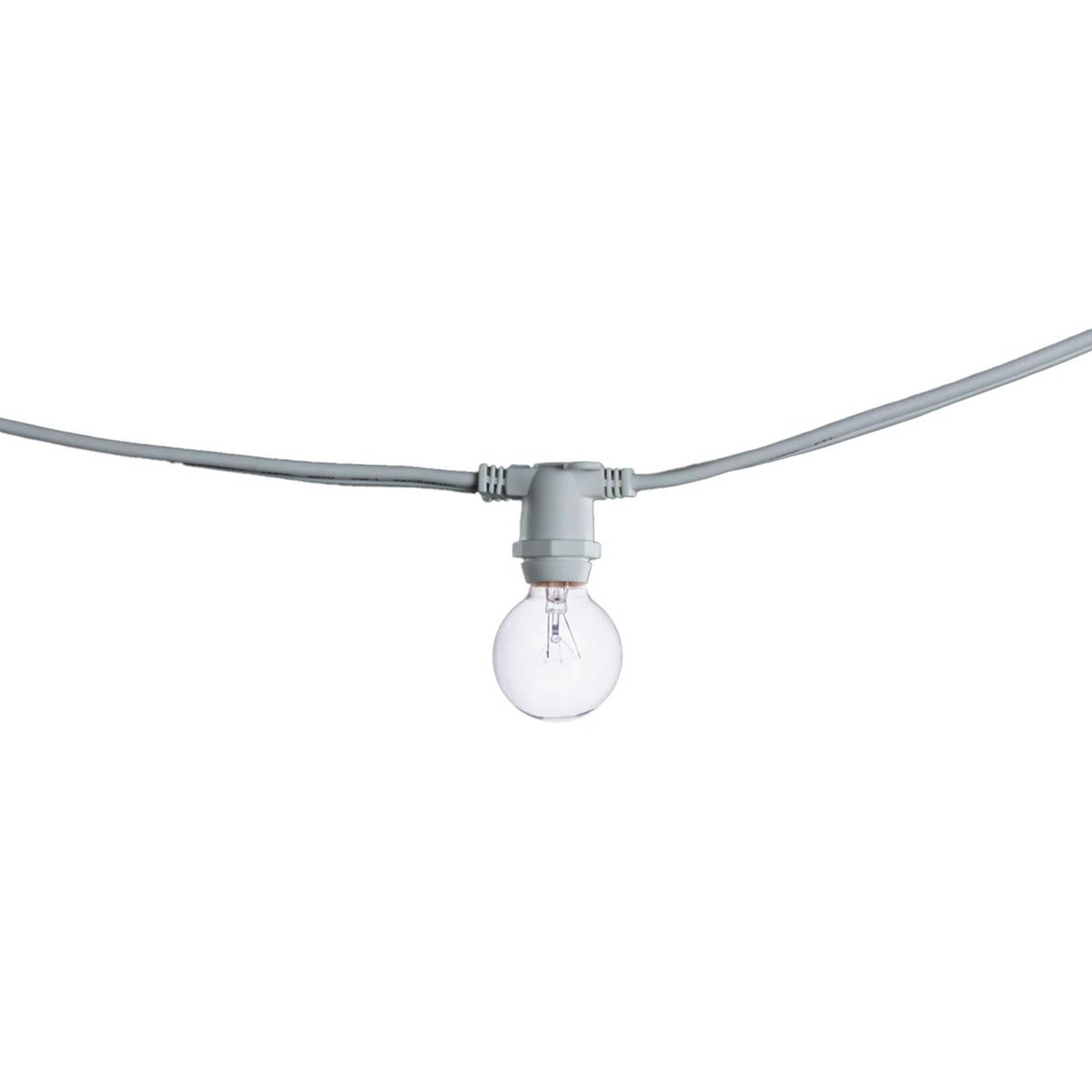 25' Decorative Outdoor String Lights - White | Shades of Light