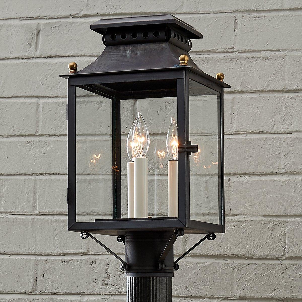 Colonial Metalcrafts Federal Outdoor Post Light | Shades of Light