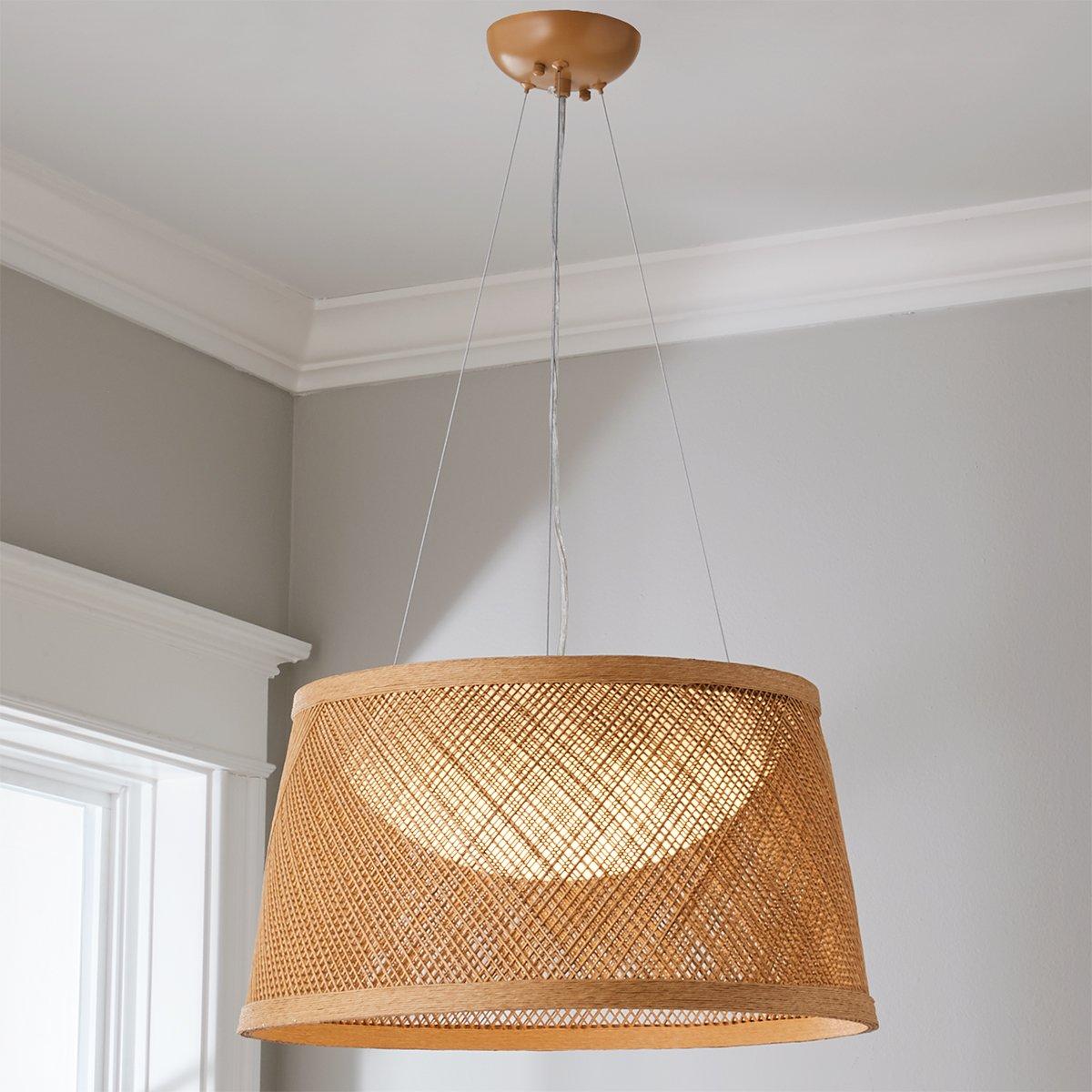 Fiber Weave LED Outdoor Pendant - Small