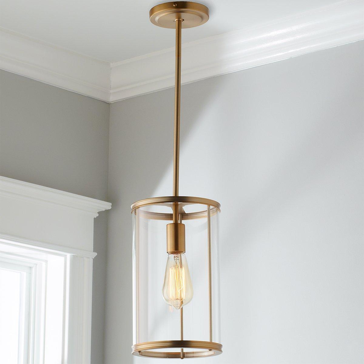 Simple Glass Cylinder Pendant | Shades of Light