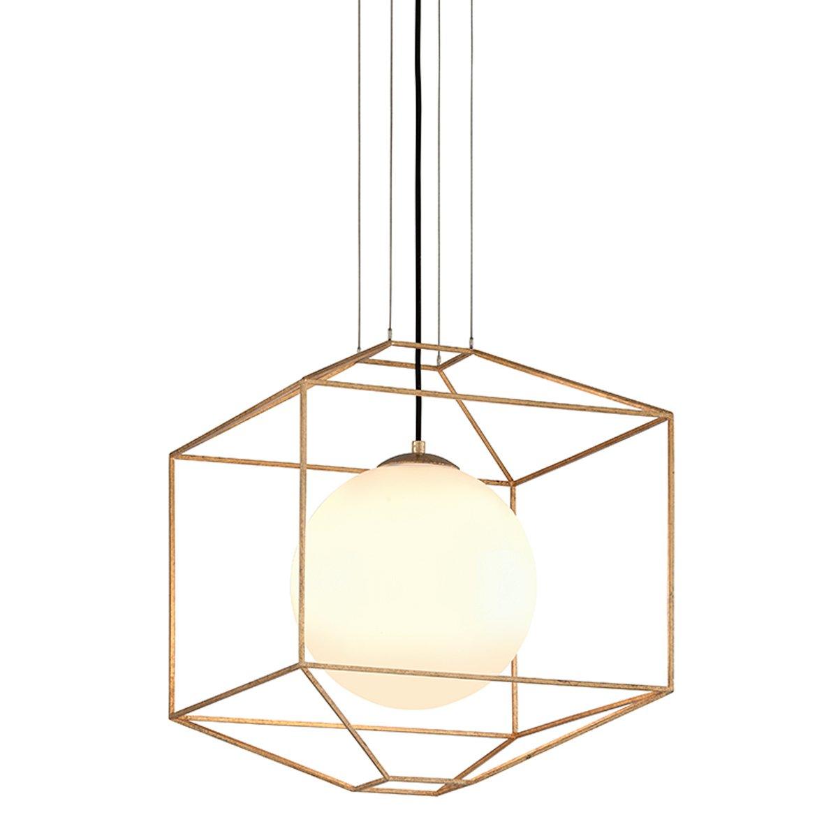 Wire Frame Prism Pendant - Square
