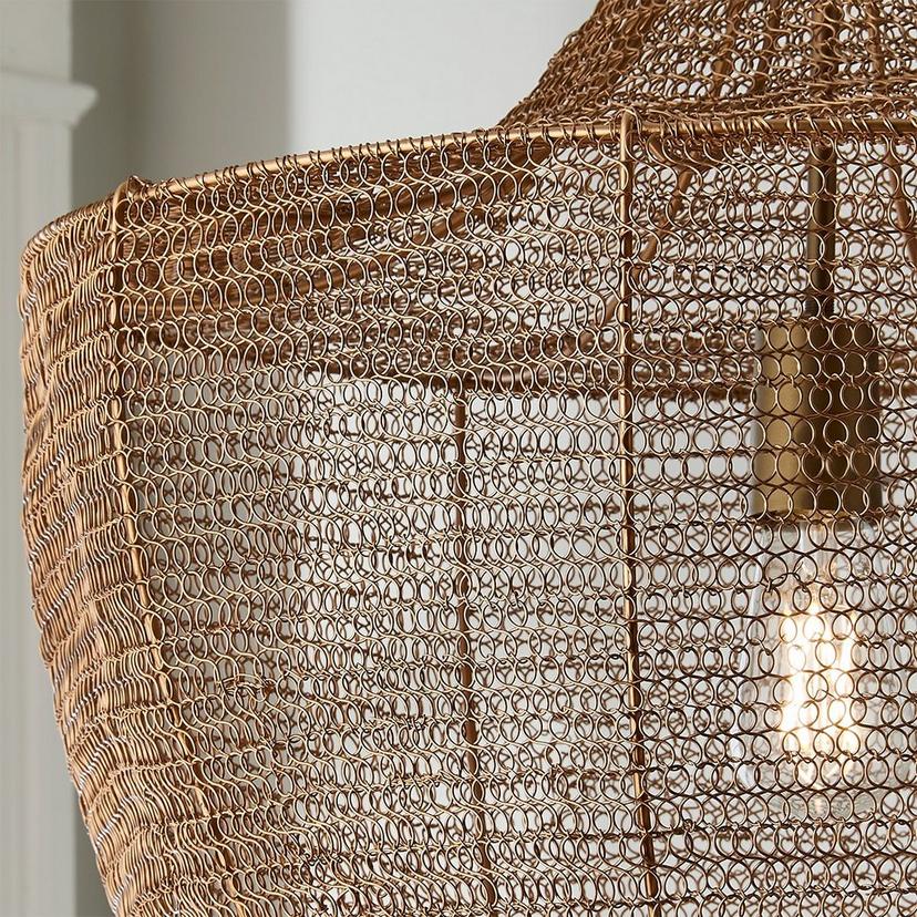 Boho Woven Wire Pendant | Shades of Light