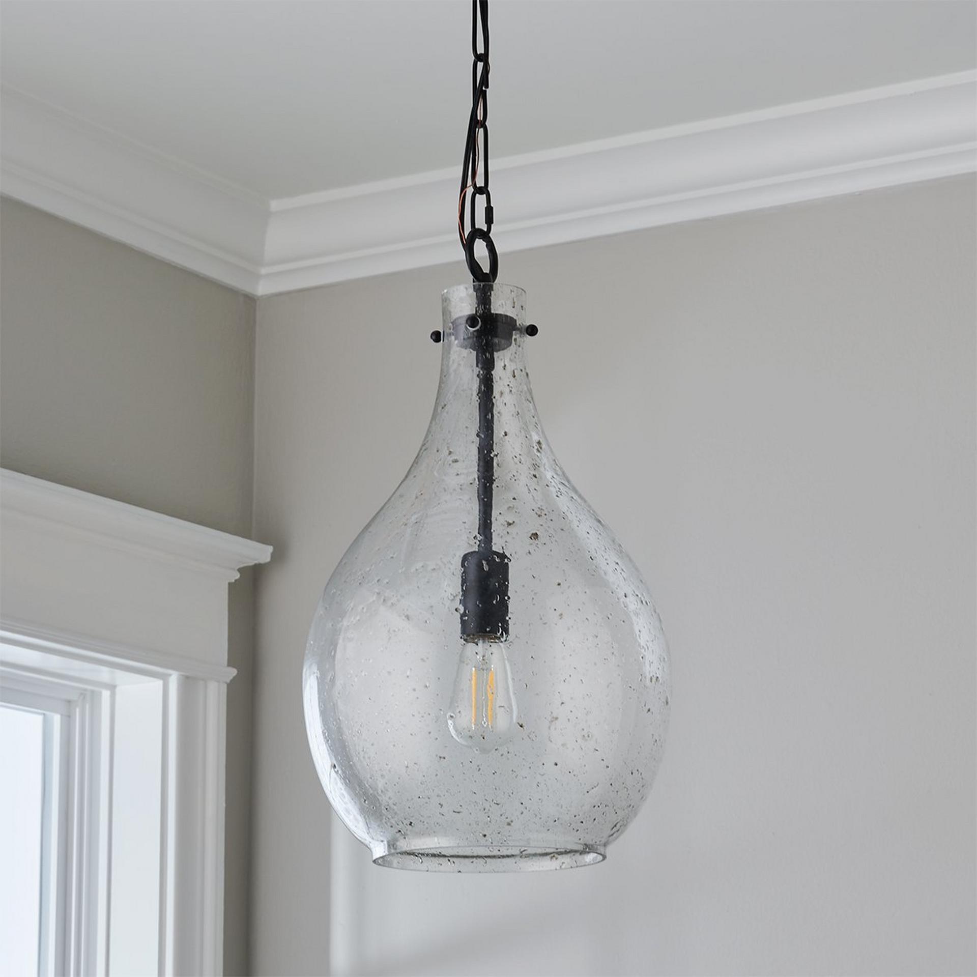 Seeded Raindrop Pendant | Shades of Light