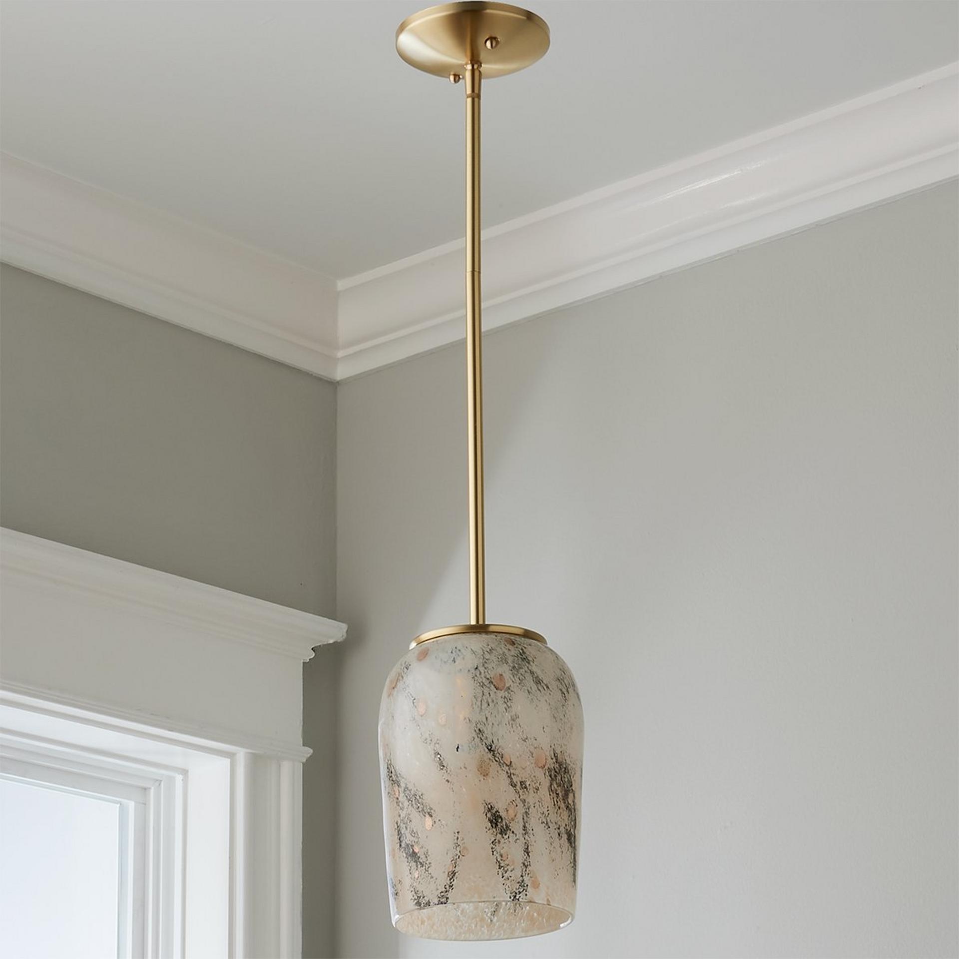 Calico Art Glass Pendant | Shades of Light