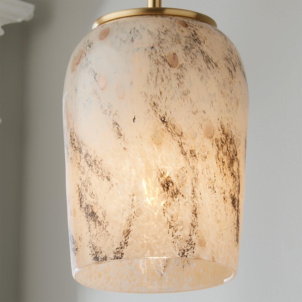 Calico Art Glass Pendant | Shades of Light