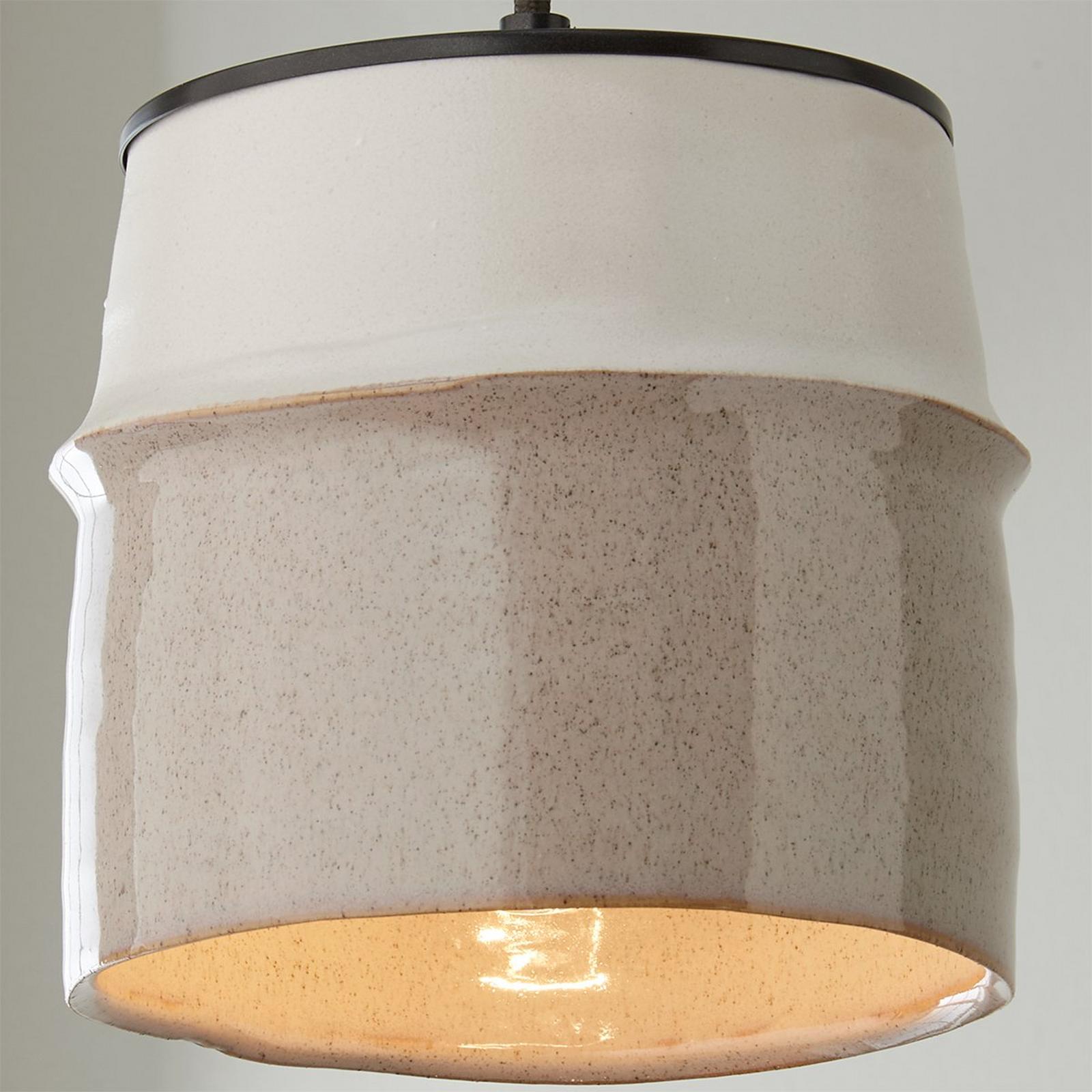 Neutral Pinch Pot Pendant | Shades of Light