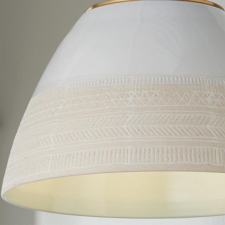 Two Tone Textured Pendant | Shades of Light