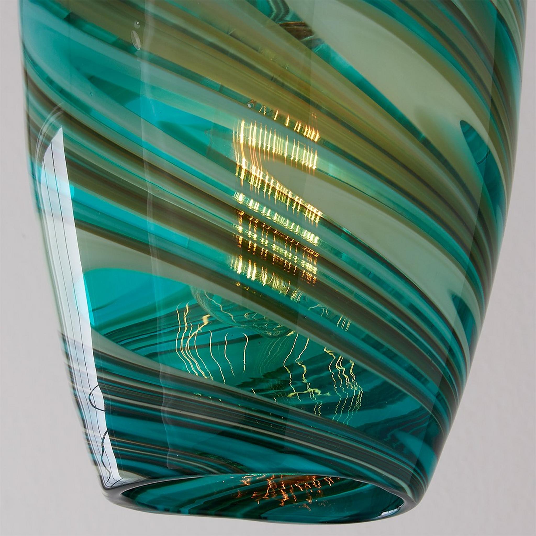 Aqua Teardrop Pendant | Shades of Light