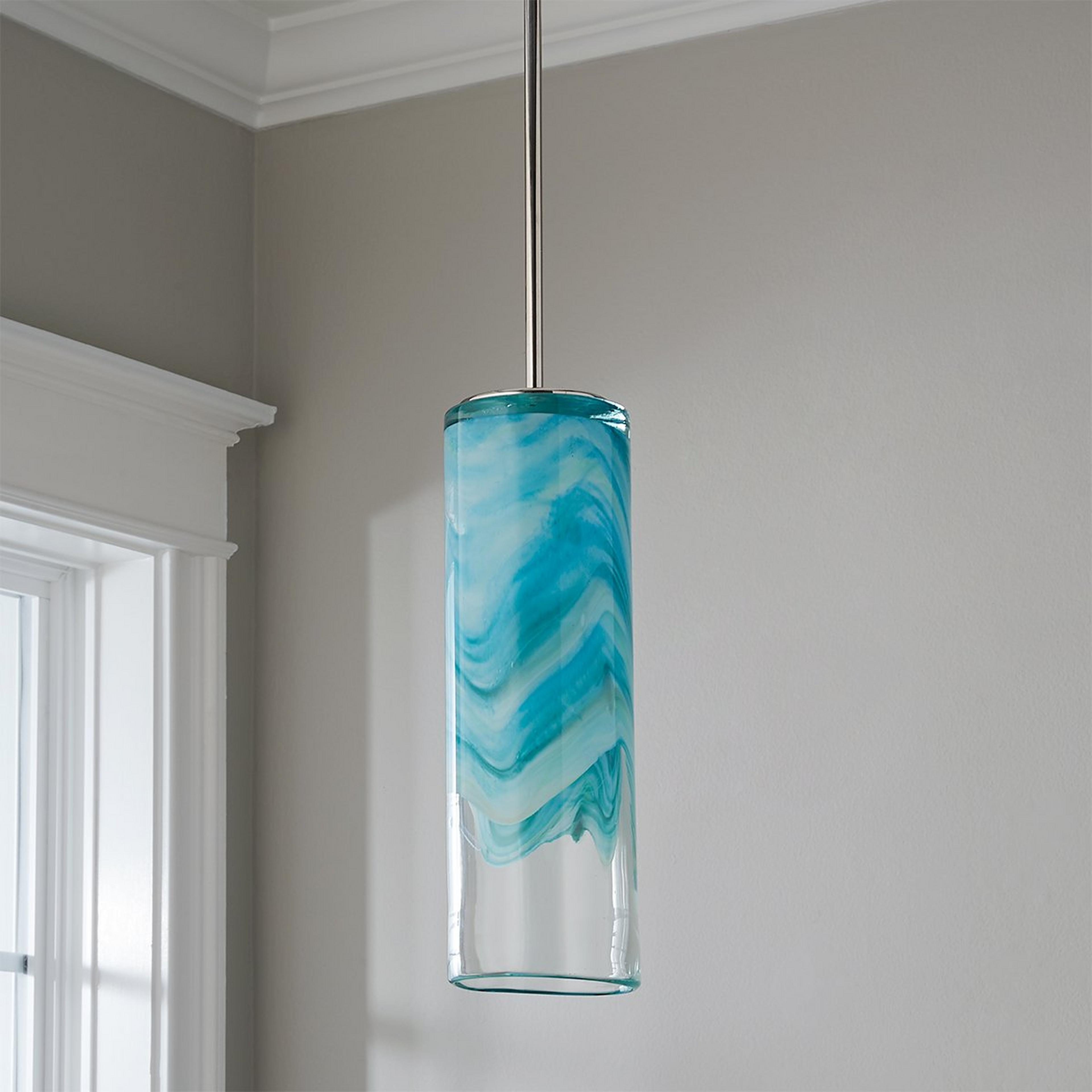 Aqua Wave Pendant | Shades of Light