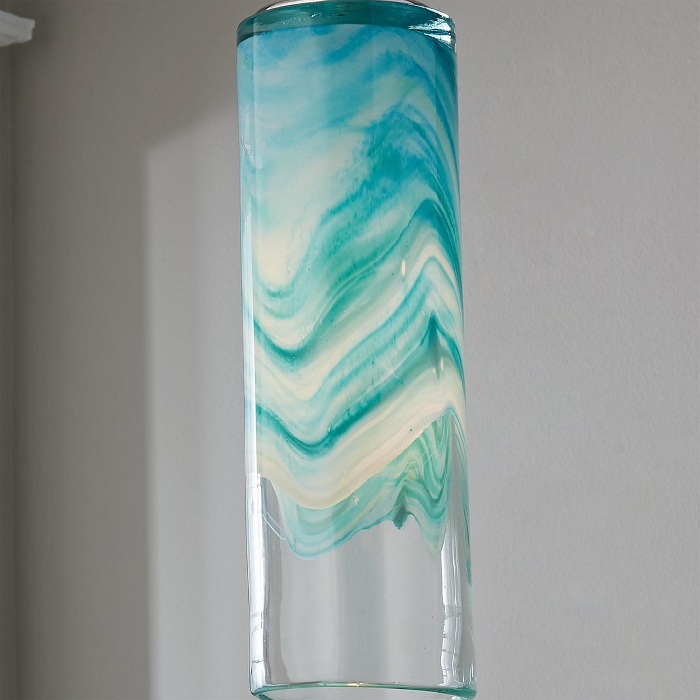 Aqua Wave Pendant | Shades of Light